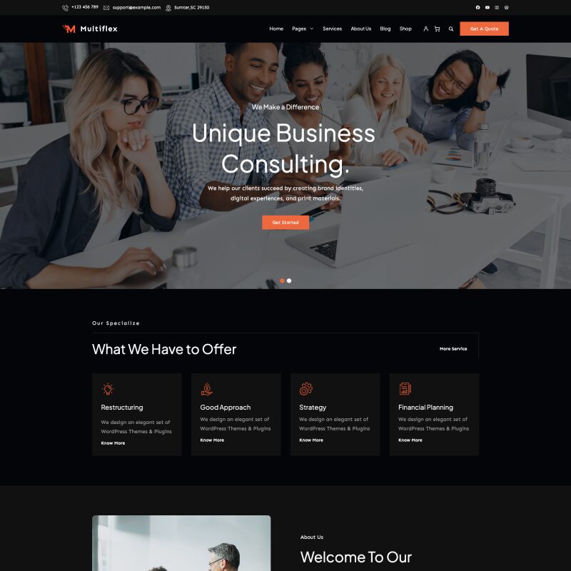 MultiFlex Pro - Firefly themes