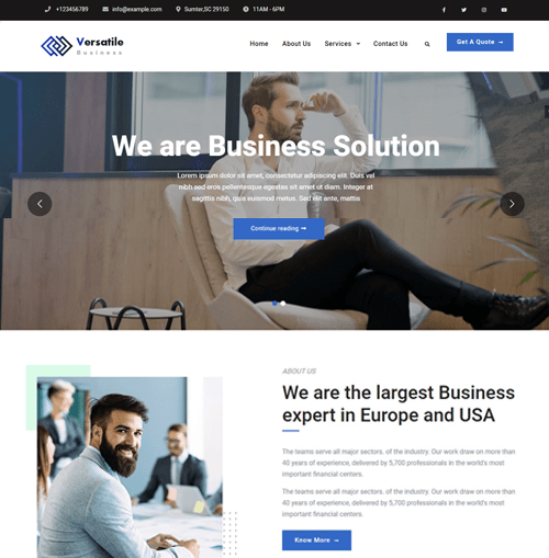 Versatile Business - Firefly themes