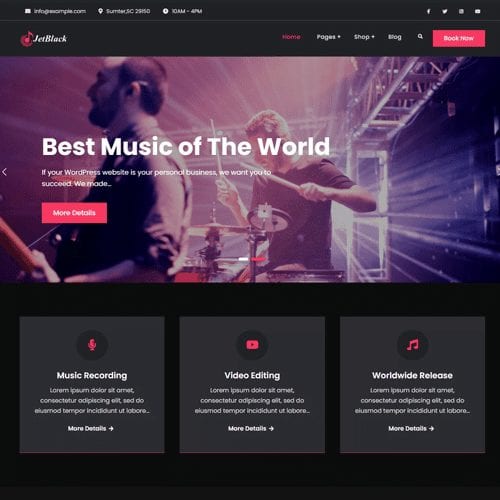 JetBlack Music | Firefly themes