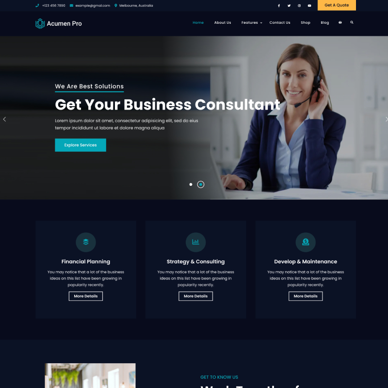 Acumen Pro - Firefly themes